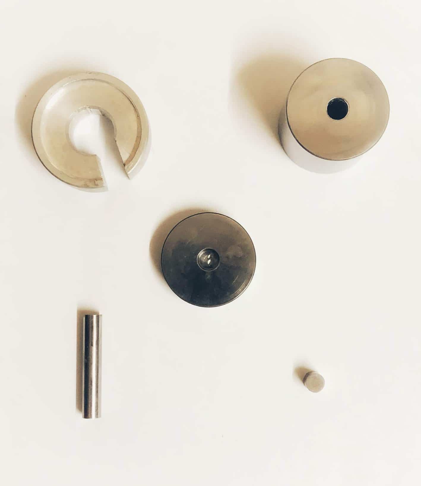 Pellet Press Dies - Premium Pressing Die Set for IR, XRF from AntsLAB