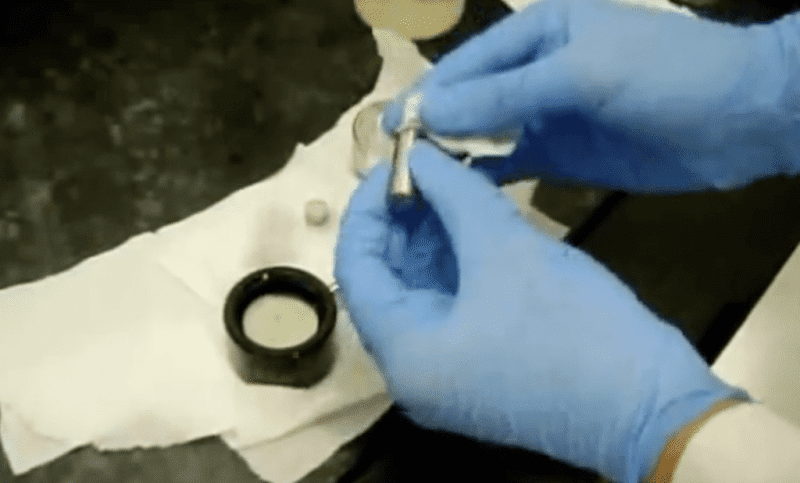 KBr Pellet Preparation for IR Spectroscopy using Hydraulic Pellet Press ...