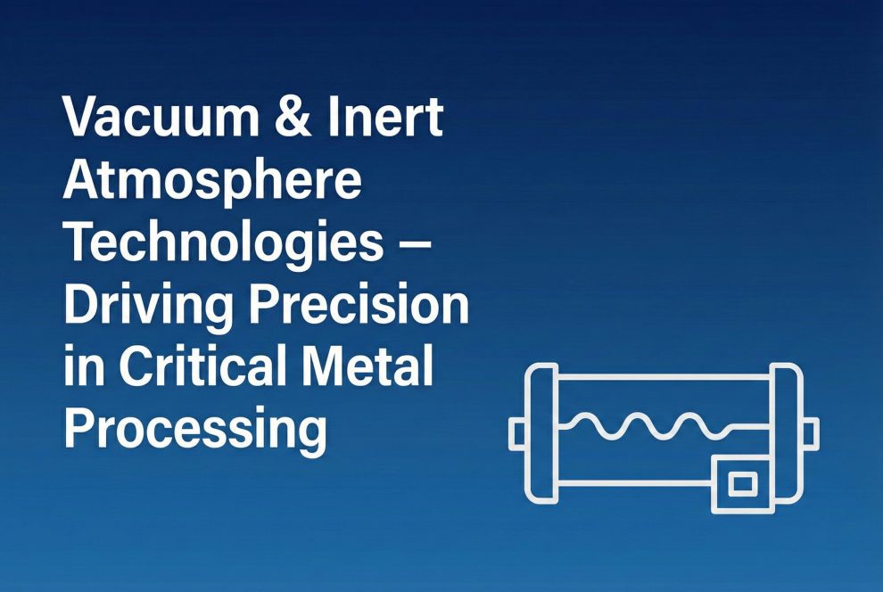 Vacuum & Inert Atmosphere Technologies: Enabling High-Purity Metal and ...