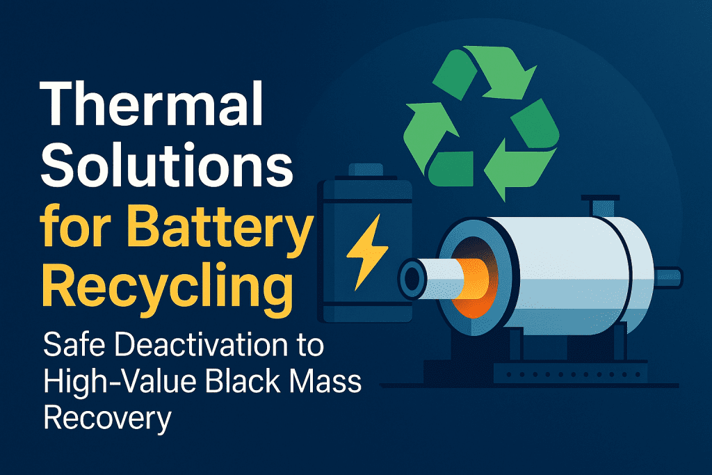 Thermal Solutions for Battery Recycling: Safe Deactivation to High ...